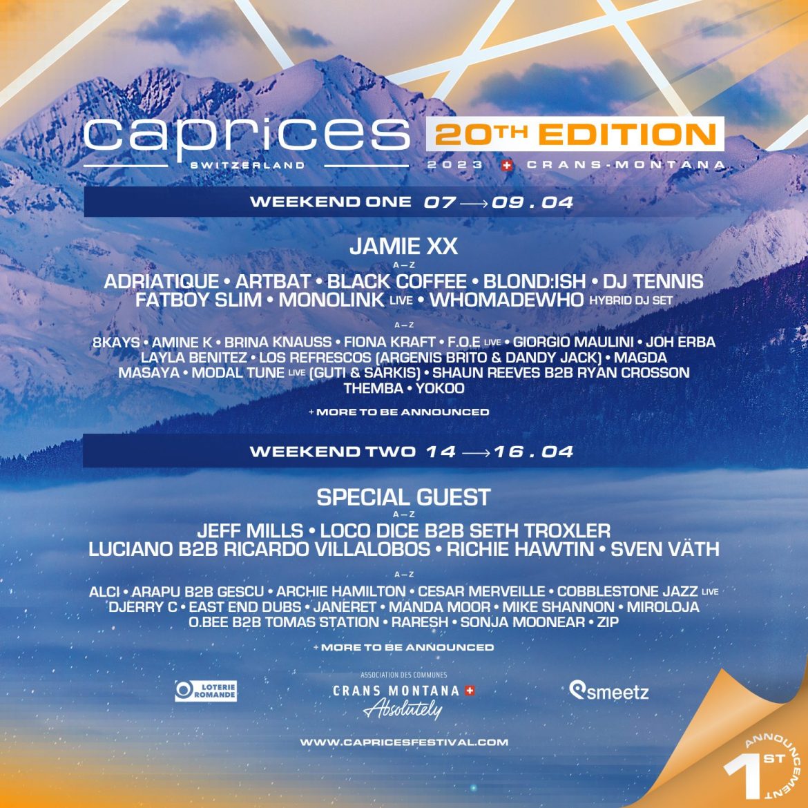 Caprices Festival reveals first wave of artists for 20th edition feat ...